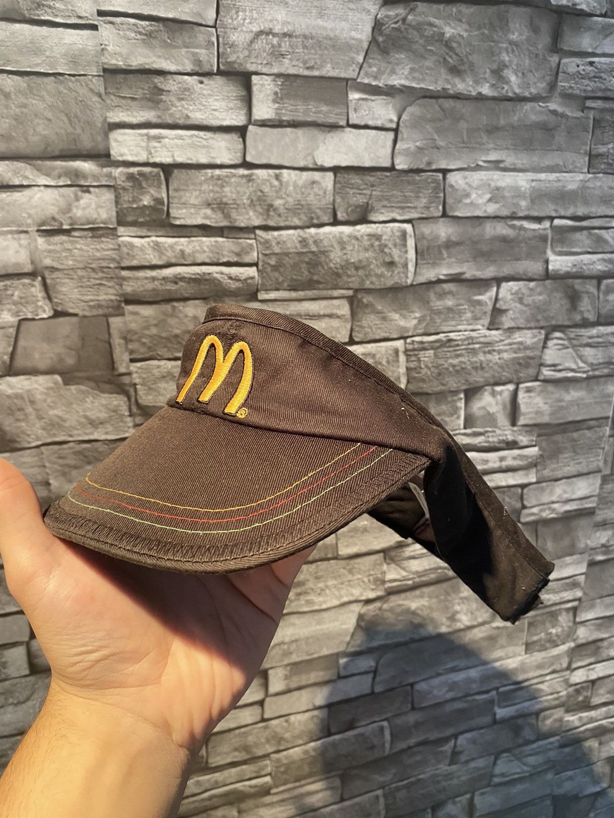 Vintage McDonalds Brown Visor SnapBack Hat | Grailed