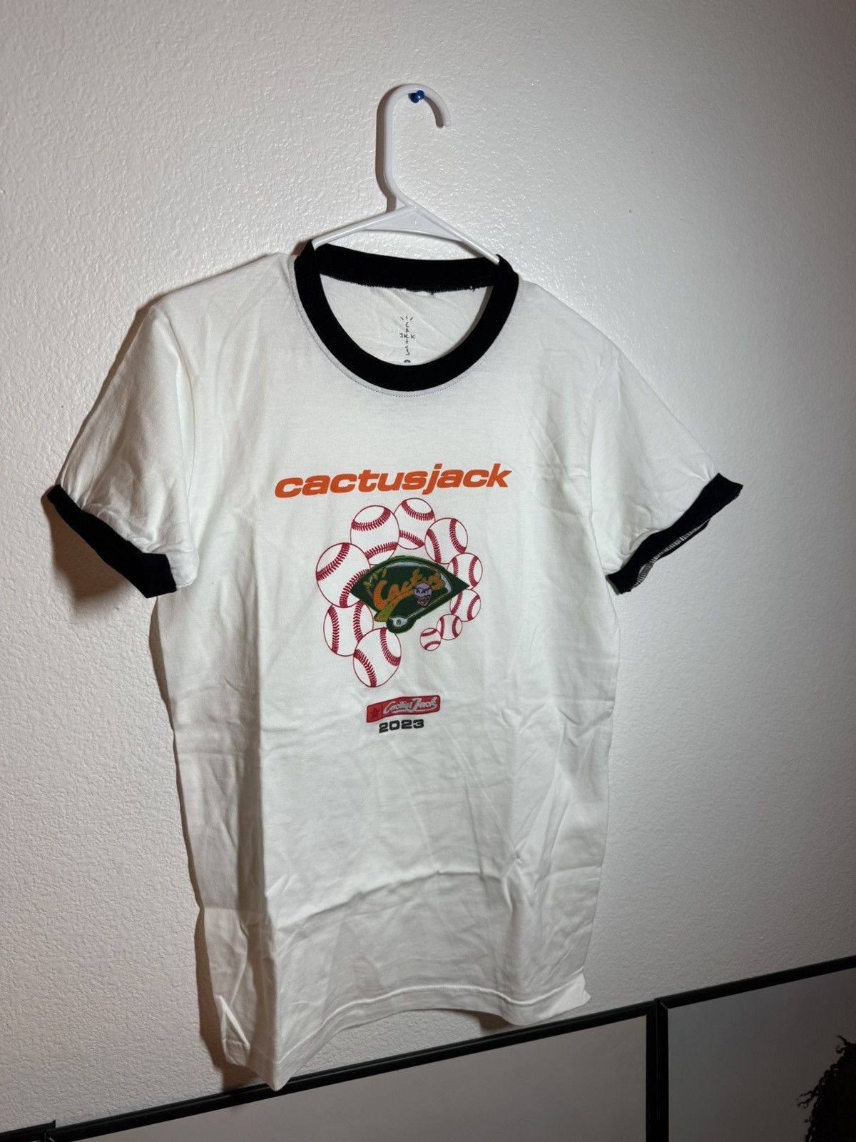 Travis Scott Travis Scott Curveball ringer tee | Grailed