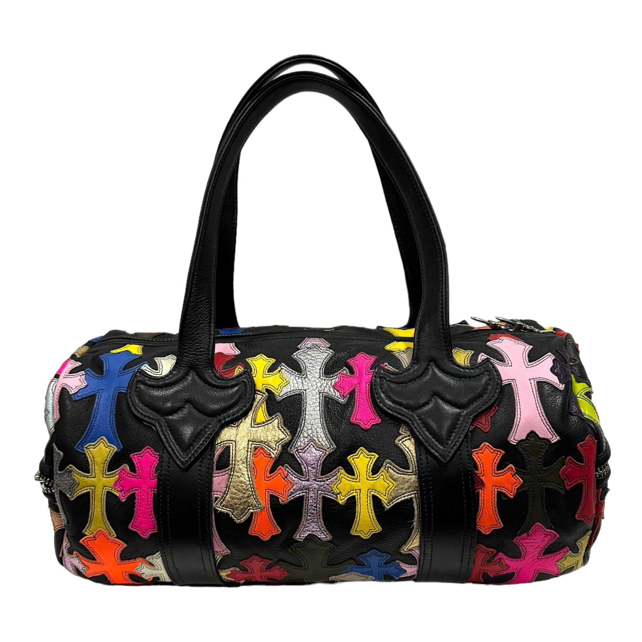 Chrome Hearts Cross Patch Boston Duffle Bag Black Multi | Grailed