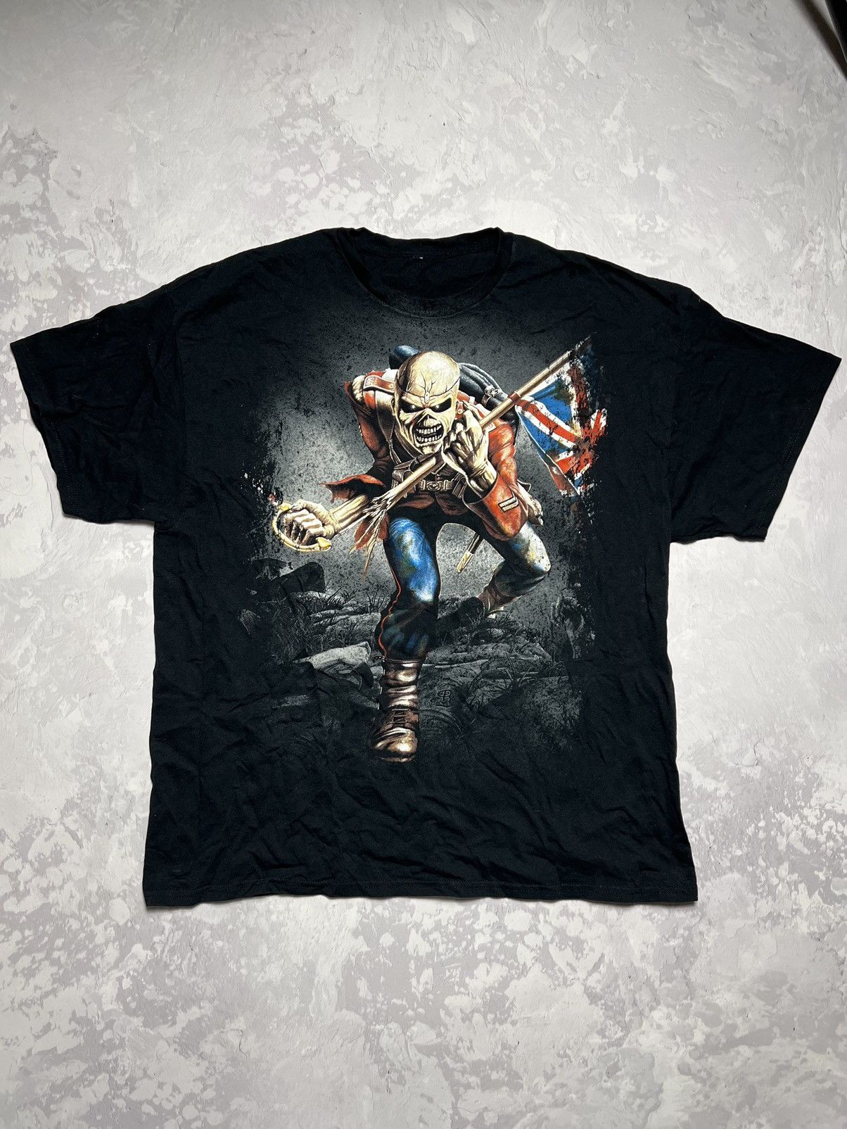 Band Tees × Iron Maiden × Vintage Vintage Iron Maiden The Trooper Rock ...
