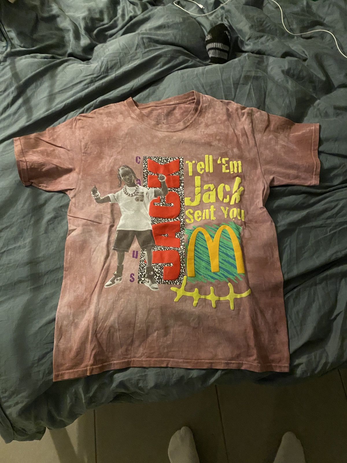 Travis Scott Travis Scott x McDonald's Jack Smile II T-Shirt Berry ...