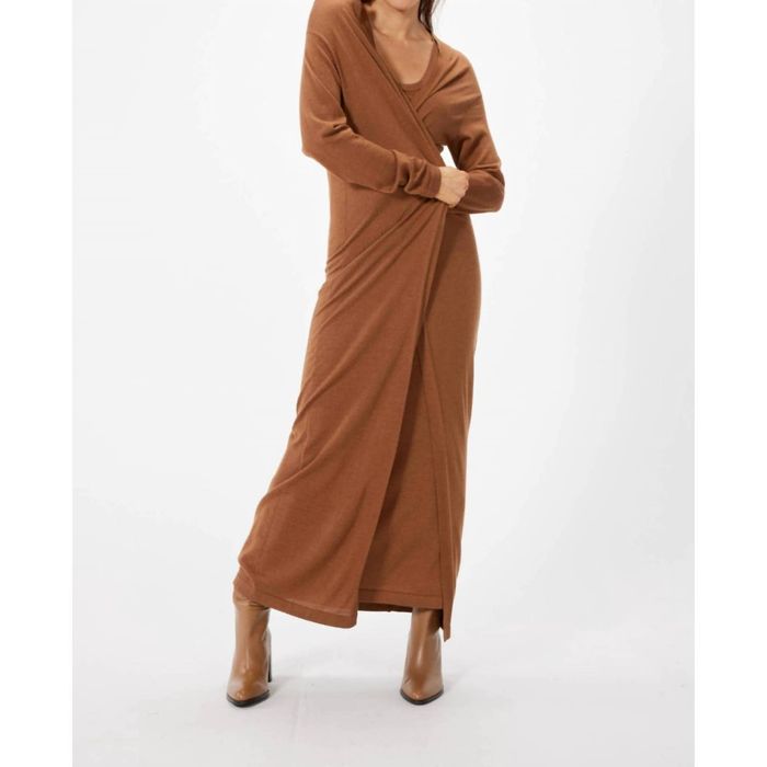 Designer SOPHIE RUE Rumi Long Cardigan In Brown | Grailed