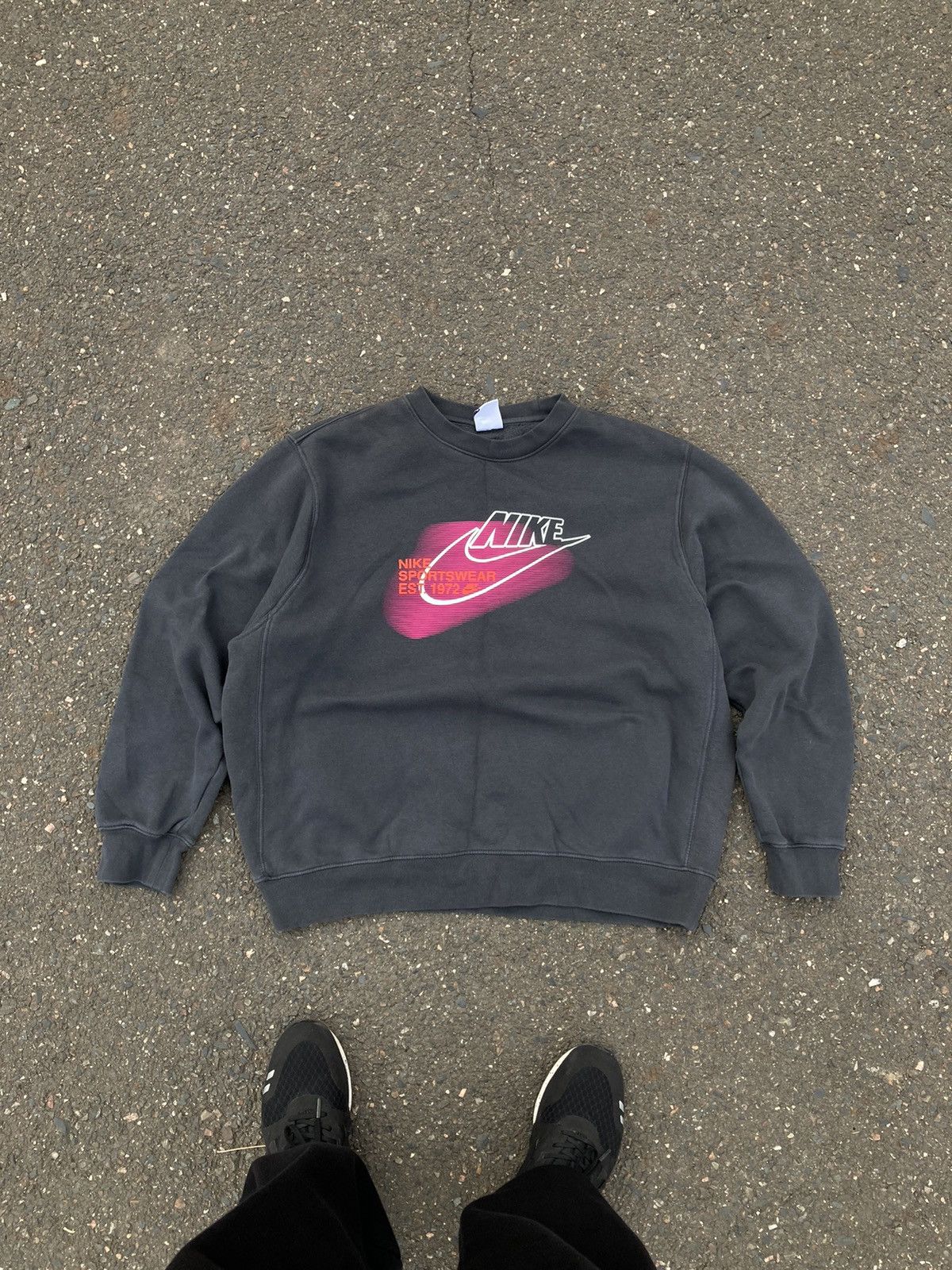 Nike × Nike ACG × Vintage Nike Tech Fleece Drill Essentials Sweatshirt ...