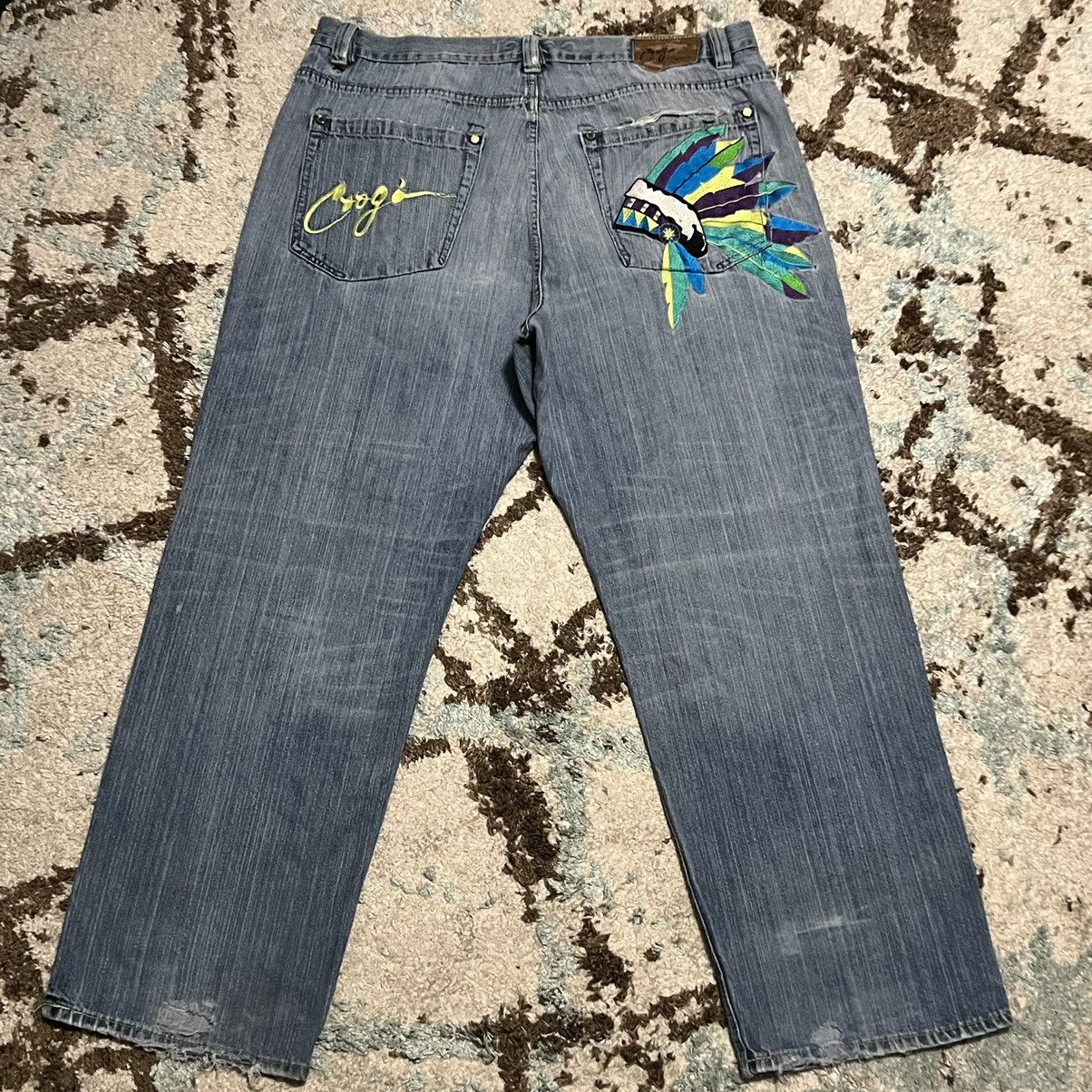 Vintage Vintage Coogi Native American Indian Baggy Jeans Size 40x32 ...