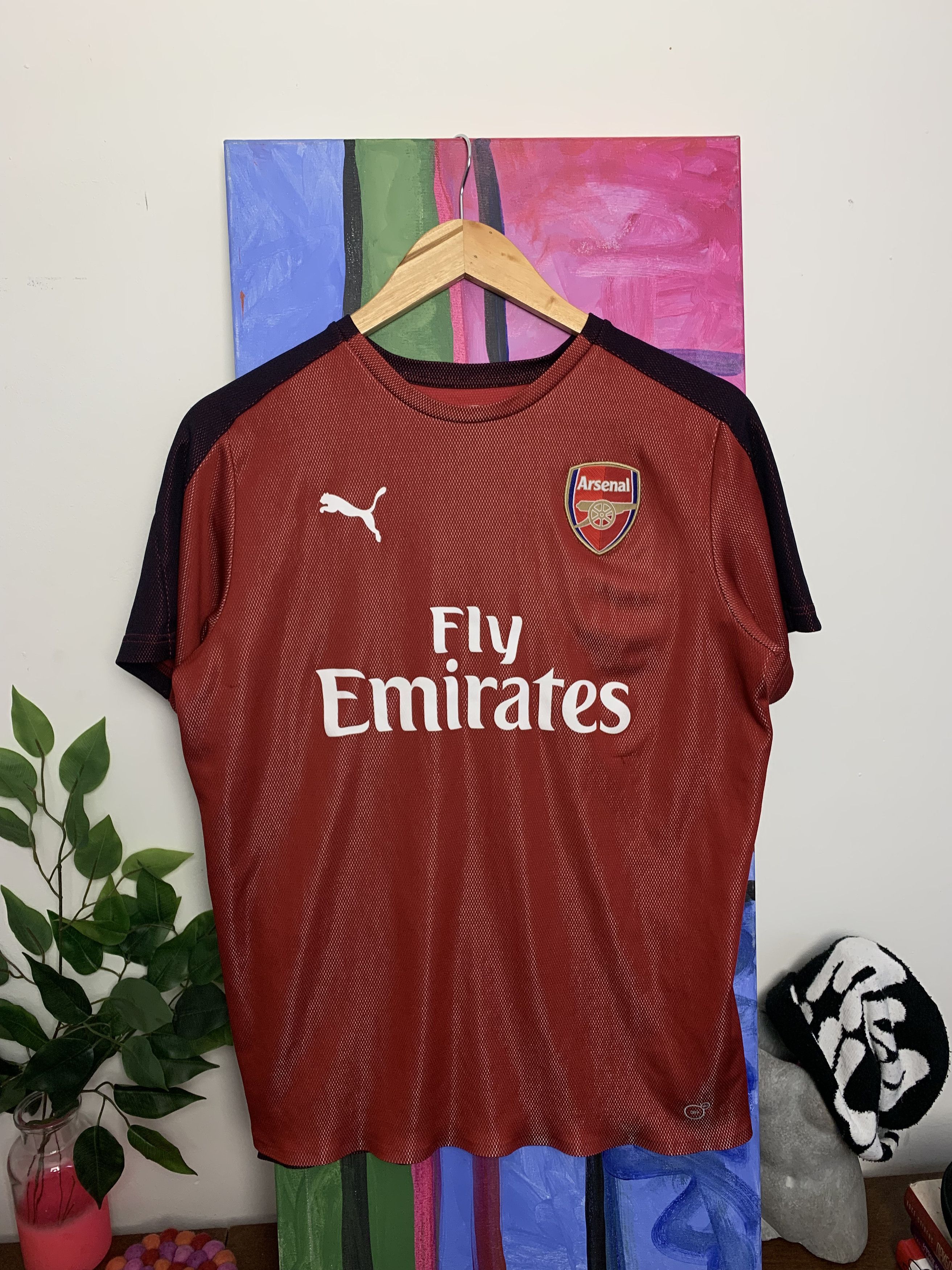 Puma Puma Arsenal Fly Emirates Soocer Jersey blockcore football | Grailed