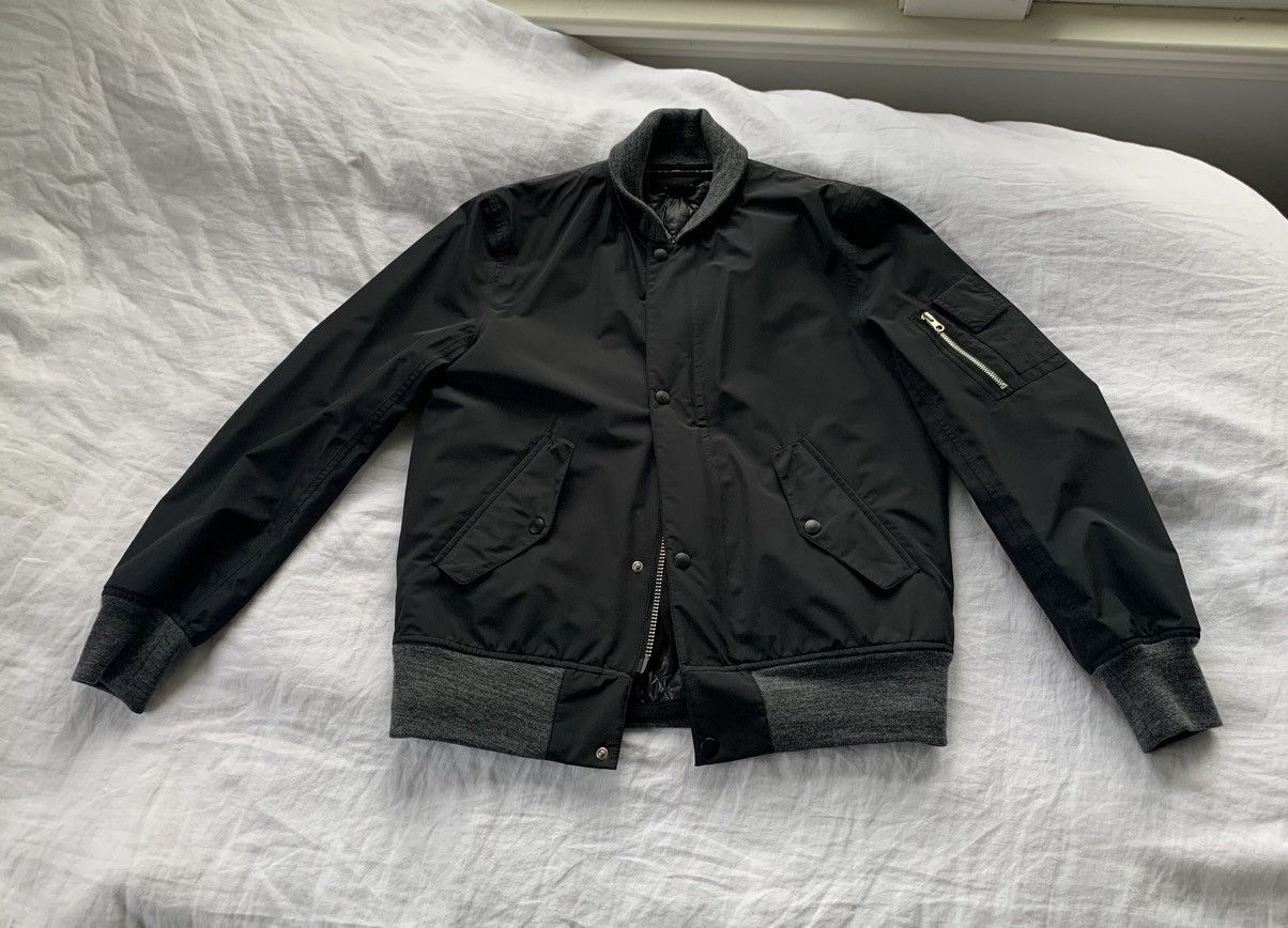 Junya Watanabe BLACK GORE-TEX® BOMBER JACKET WITH QUILTED LINER | Grailed