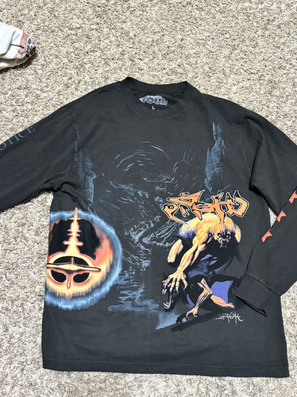 Travis Scott TRAVIS SCOTT UTOPIA CIRCUS MAXIMUS TOUR MERCH LONG SLEEVE ...