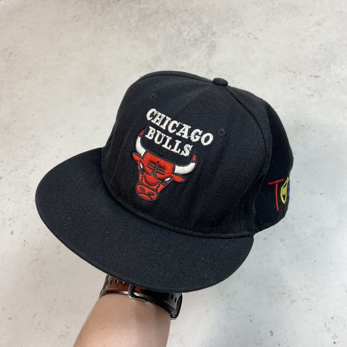 Vintage 90s Rare Vintage Chicago Bulls Snapback Cap USA NBA | Grailed