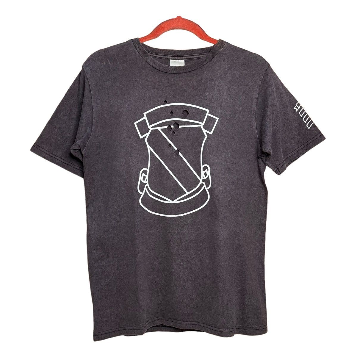 Number (N)ine 💸STEAL💸 SS01 OG Number Nine Shield Bullet Holes Tshirt ...