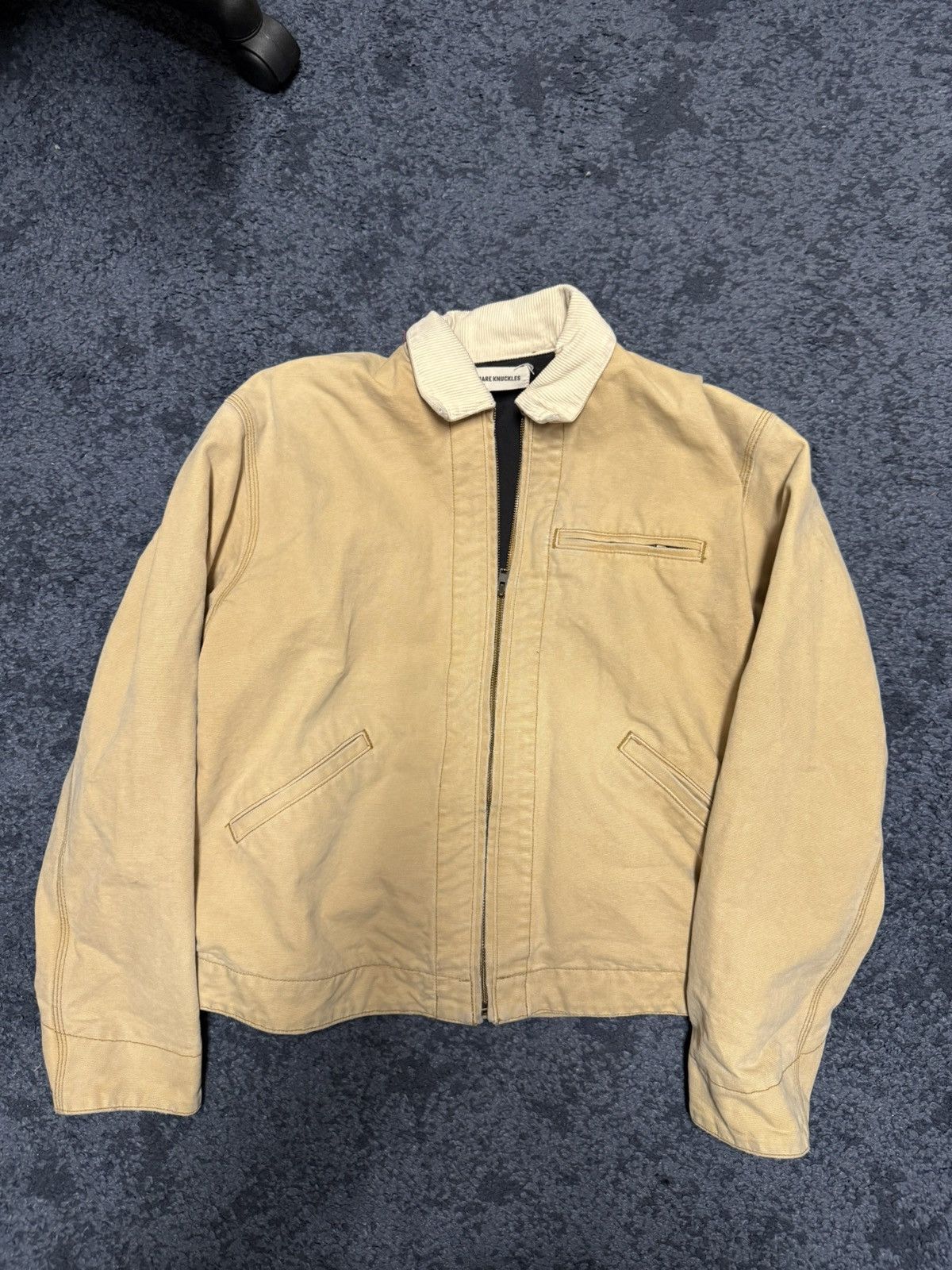 Bare Knuckles Bare Knuckles Tan Canvas Work Jacket | Grailed