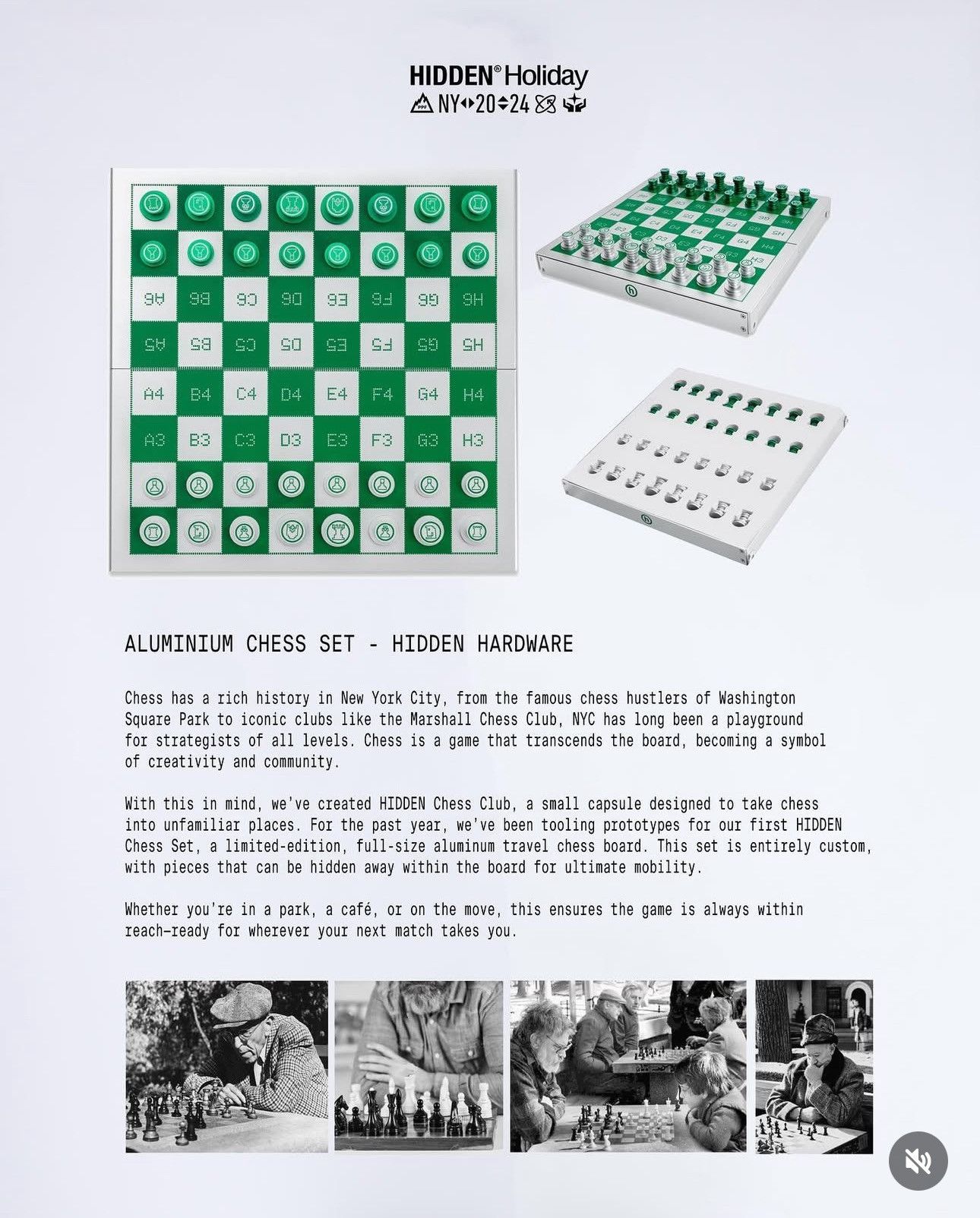 HIDDEN Hidden NY Aluminium Chess Set | Grailed