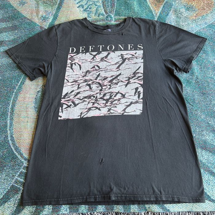 Vintage distressed deftones gore album grunge shirt | Grailed