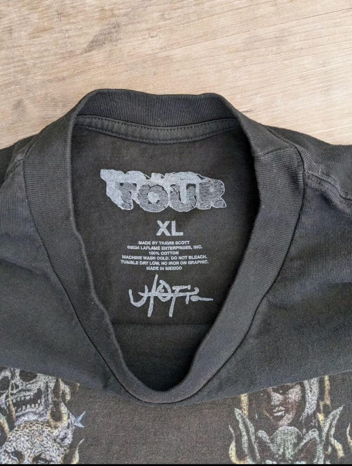 Tour Tee European Leg Travis Scott Circus Maximus Utopia Merch | Grailed