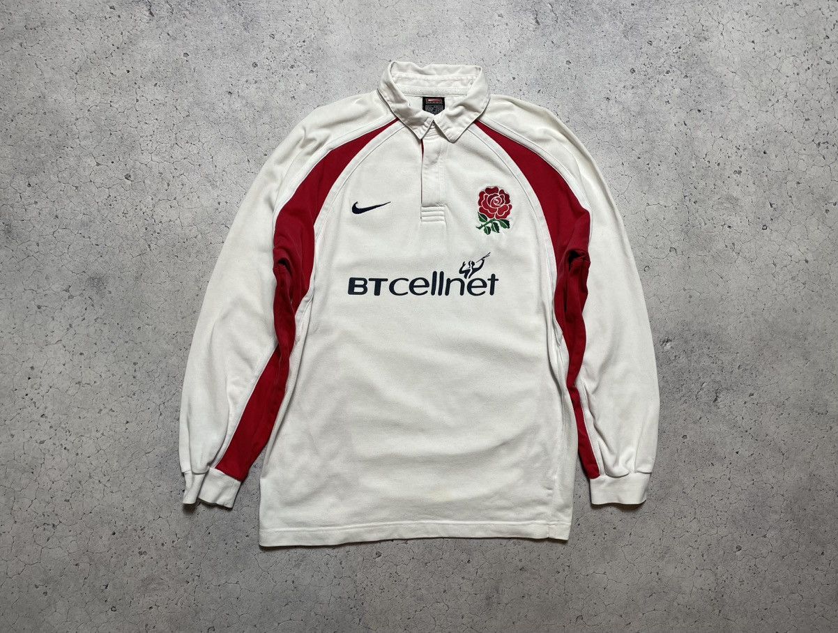 Nike × Vintage Nike Vintage 90s England Rugby League Btcellnet Jersey ...
