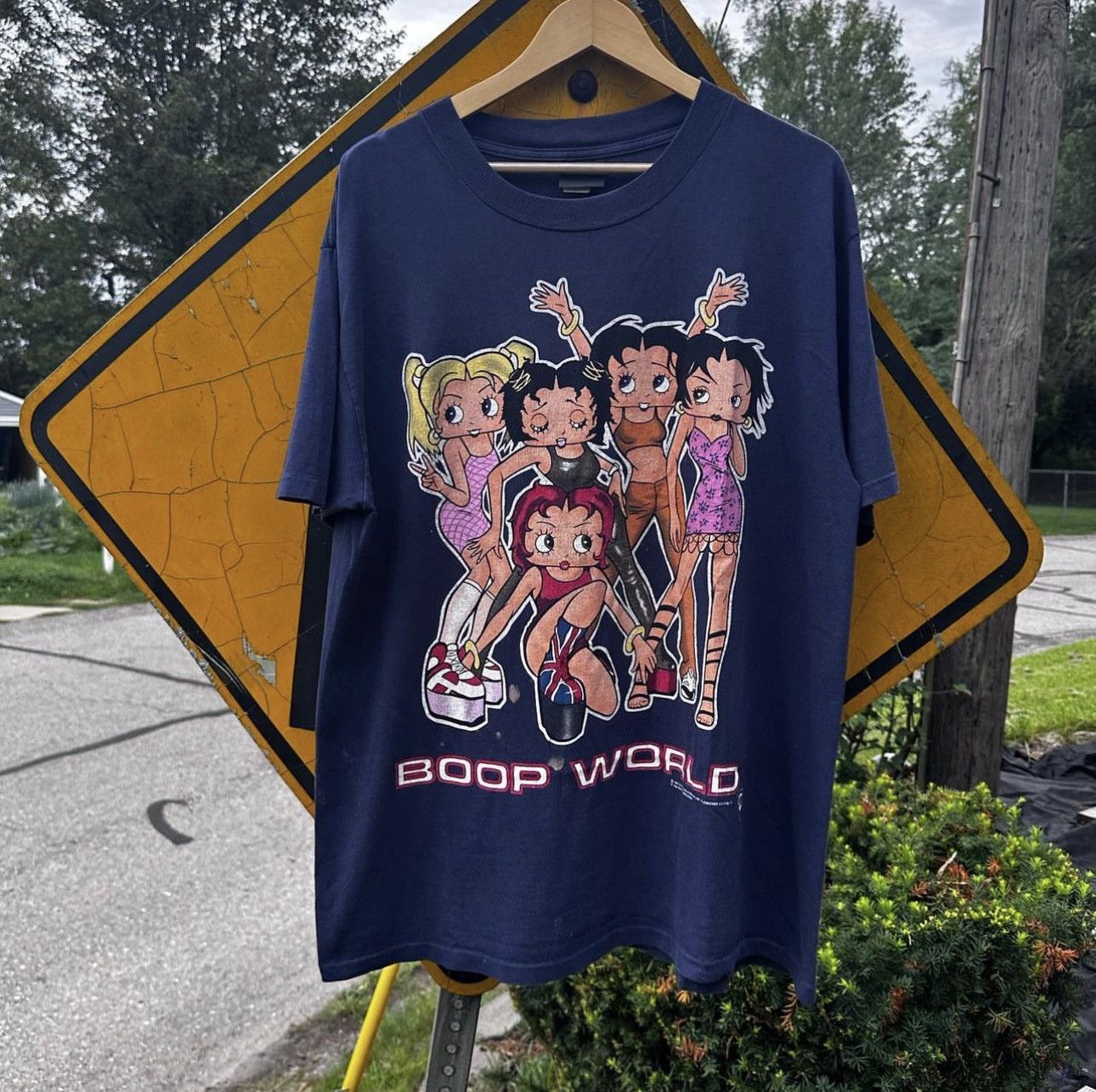 Vintage Vintage 1998 Betty Boop Spice Girls Boop World Promo Tshirt ...