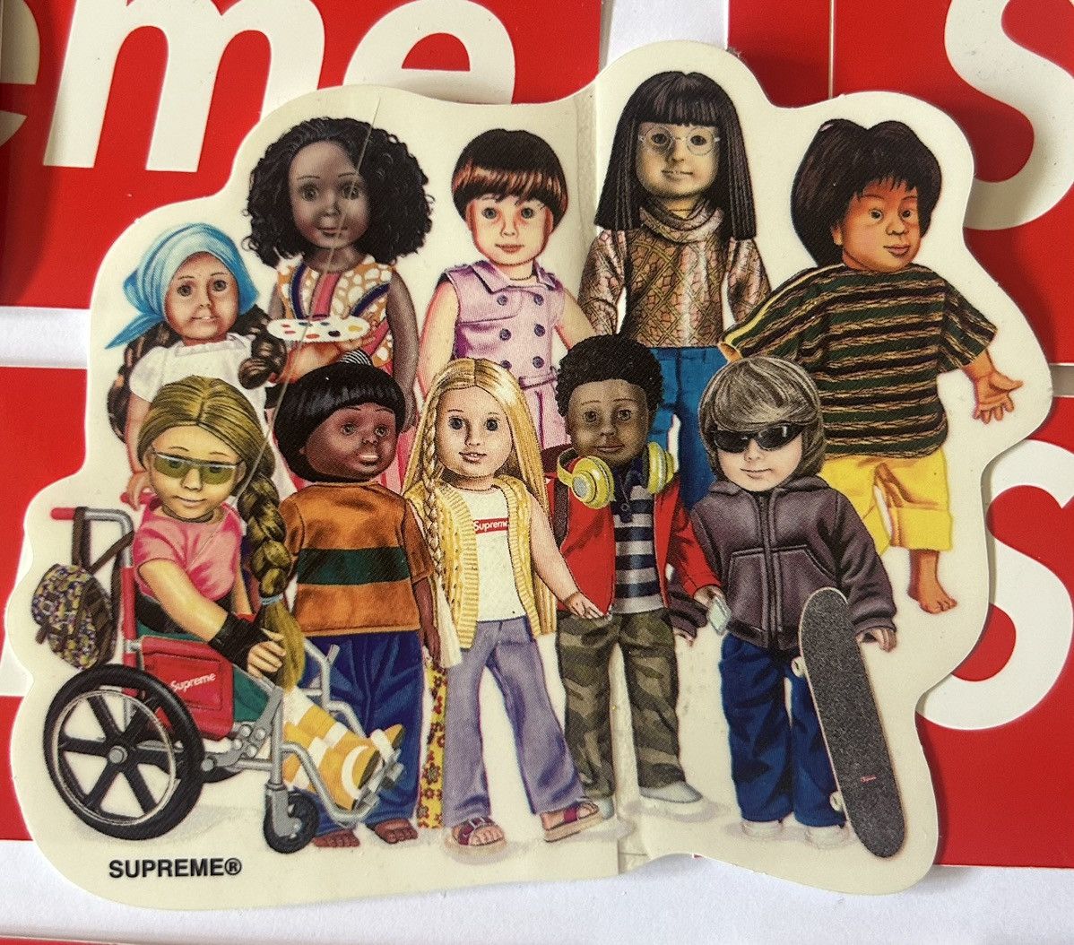 Supreme 2023 American Girl Doll Sticker | Grailed