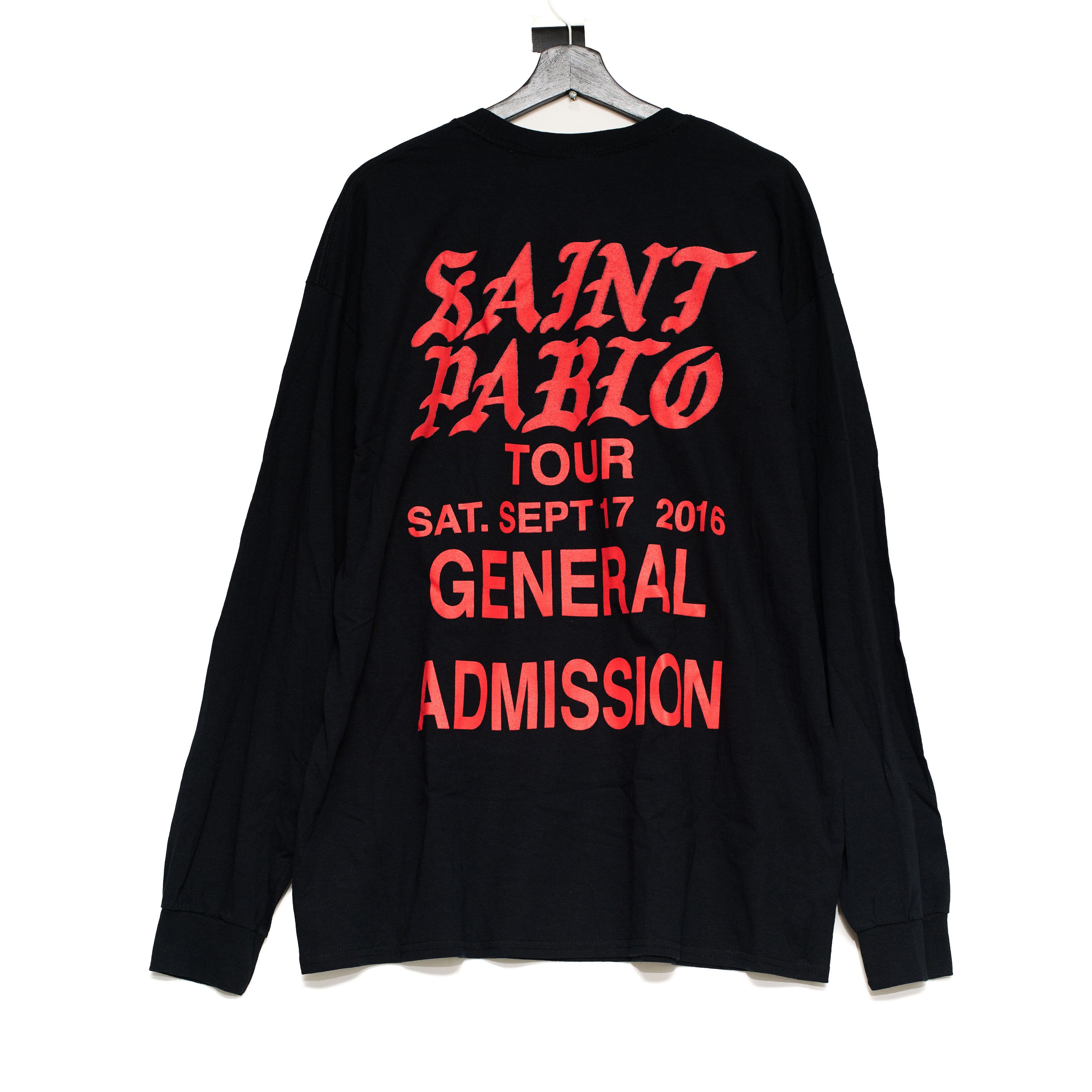 Kanye West × Tour Tee Kanye West Saint Pablo Tour Shirt 2016 Kanye West × Tour Tee Kanye West Saint Pablo Tour Shirt 2016