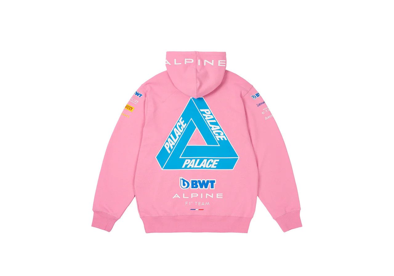 Kappa × Palace × Streetwear Palace Kappa for Alpine F1 Racing Hoodie ...