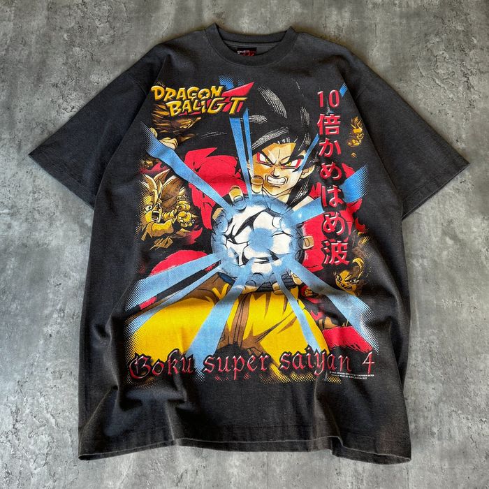 Vintage Dragon Ball Z AOP Graphic Anime Goku Unique Streetwear Shirt ...