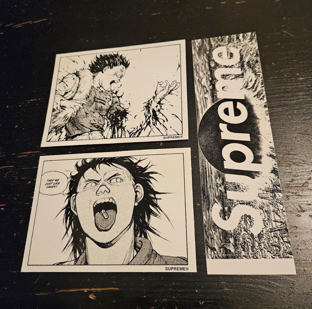 Supreme Supreme Akira Box Logo Sticker Complete Set FW17 Arm & Pill ...