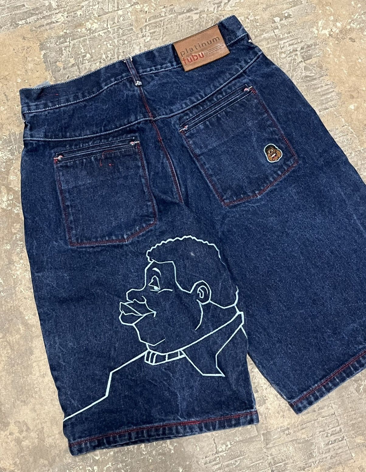 Vintage Rare y2k Fubu fat Albert jorts | Grailed
