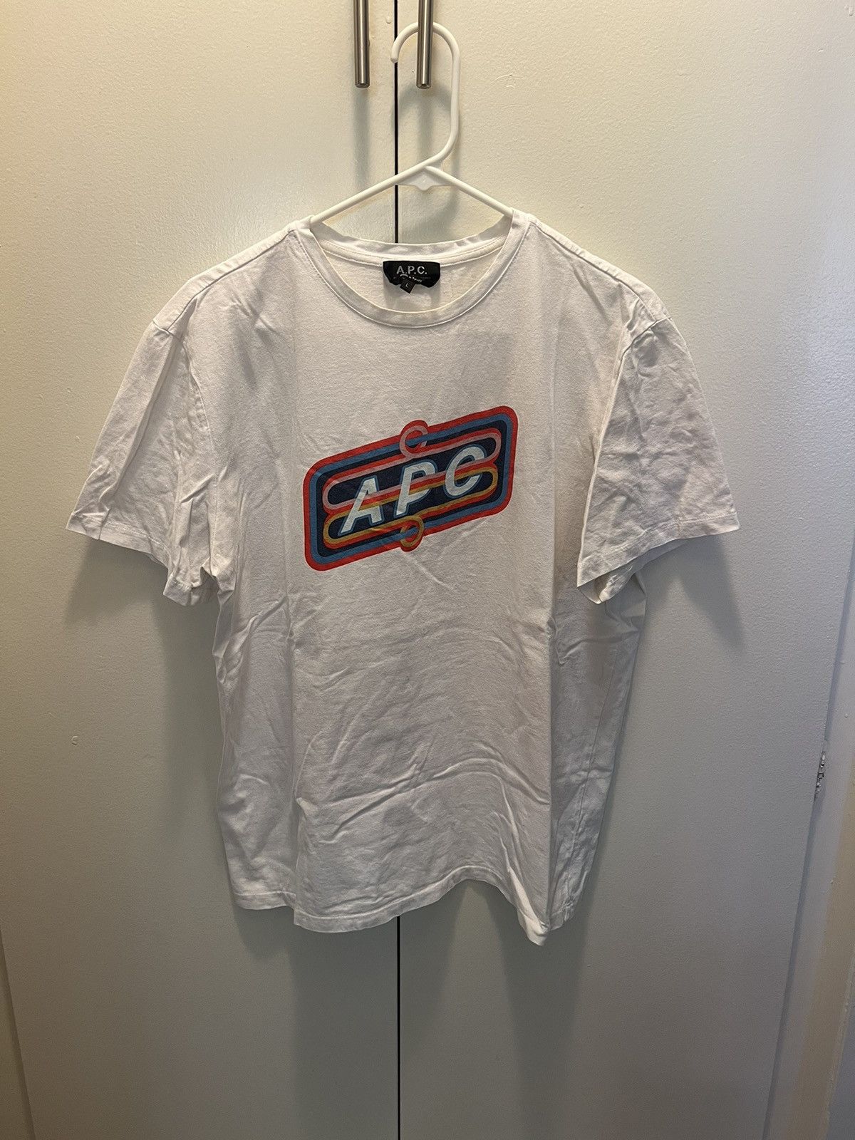 A.P.C. APC logo t-shirt | Grailed