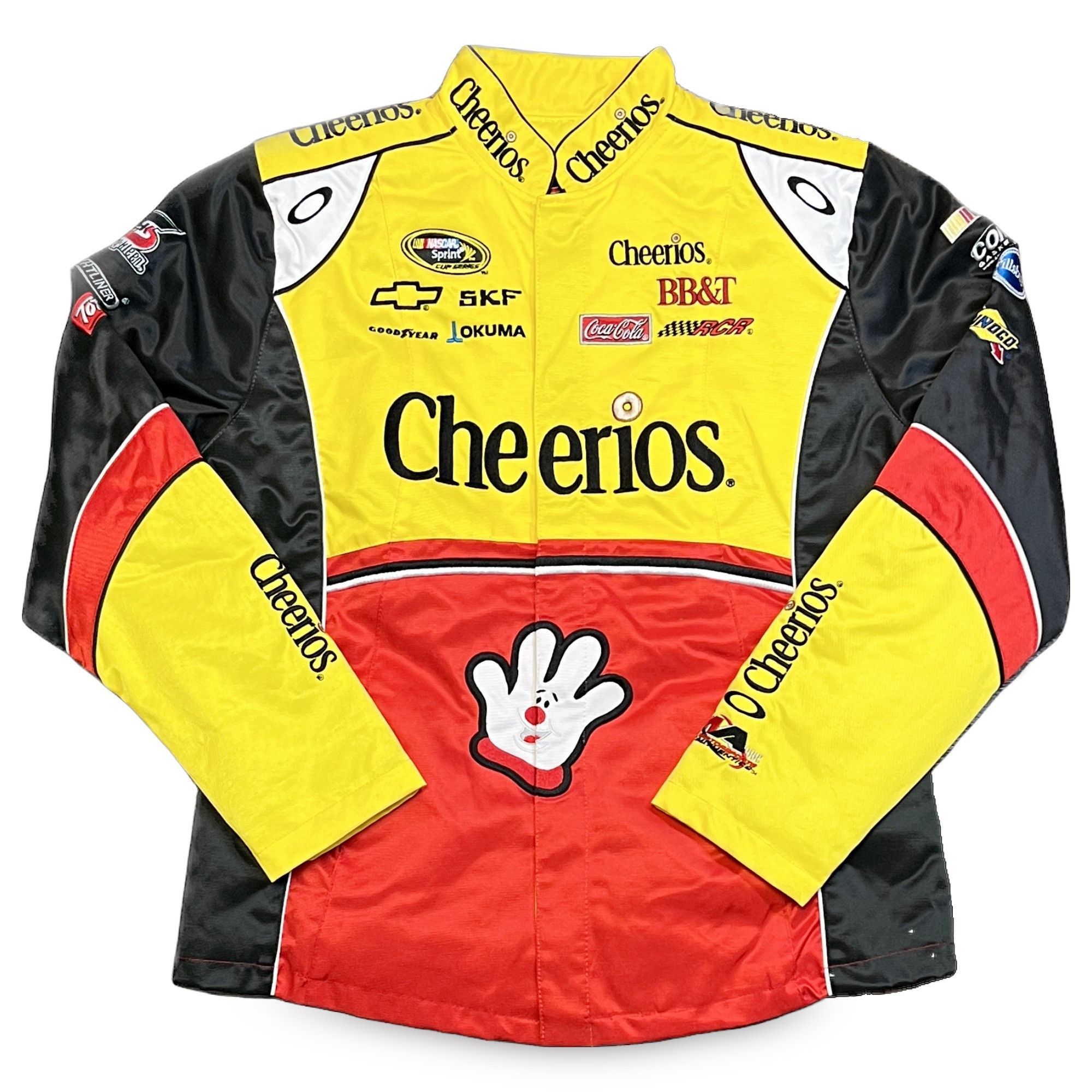 NASCAR Cheerios Red Yellow Nascar Jacket | Grailed