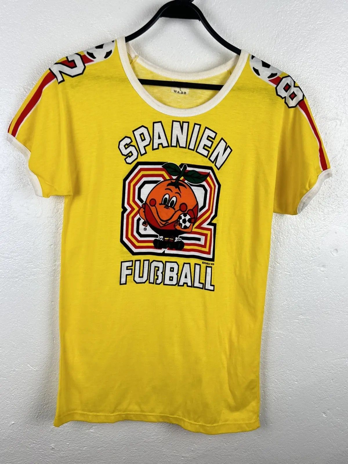 Soccer Jersey × Vintage 80s Vintage Spanish Football 1982 Fifa World ...