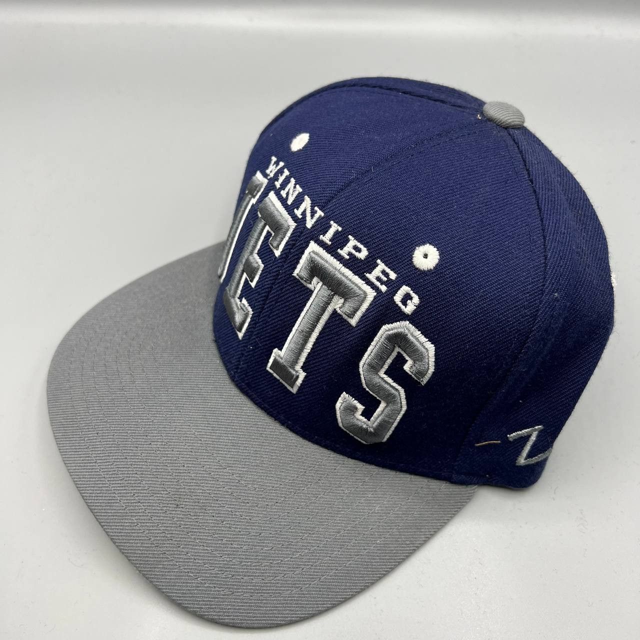 Zephyr Winnipeg Jets NHL Hat Zephyr Snap back Cap Blue Gray Men | Grailed