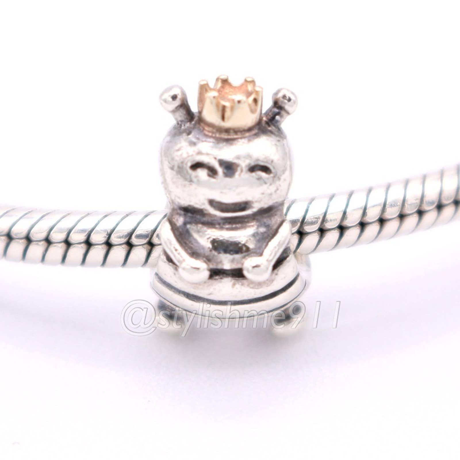 pandora Authentic PANDORA Queen Bee Charm with 14K Gold | Grailed