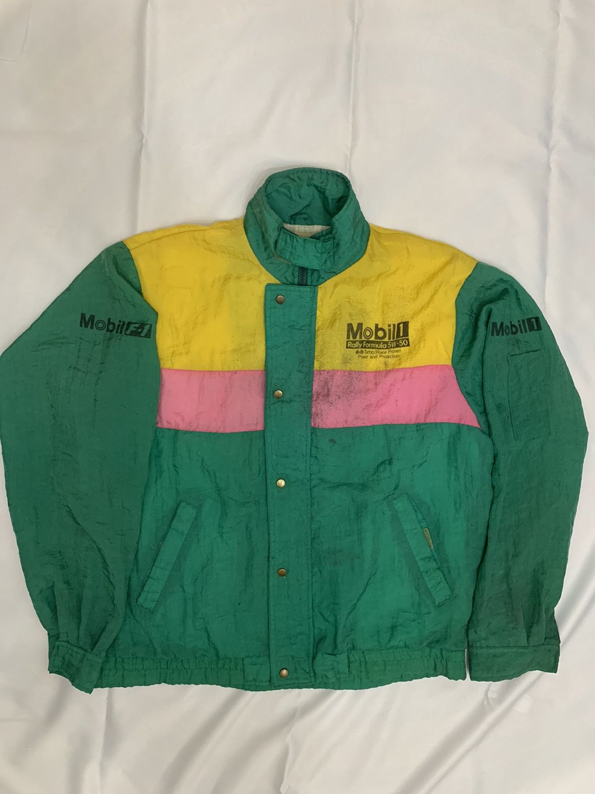 NASCAR Vintage Mobil 1 race jacket | Grailed