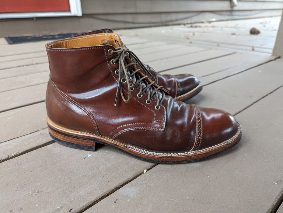 Viberg Viberg #4 Shell Cordovan Service Boot 2030 Last | Grailed