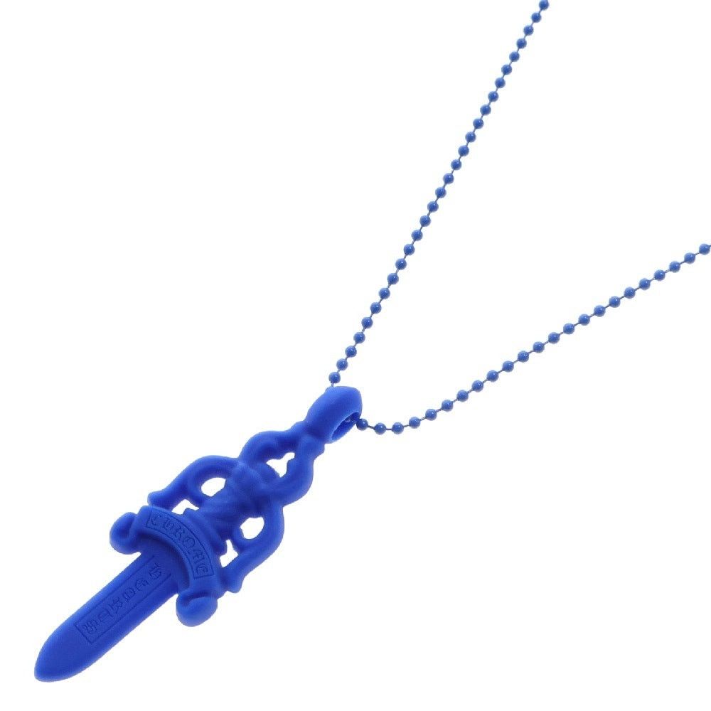 Chrome Hearts Chrome Hearts Blue Rubber Dagger Necklace j1156205111 ...