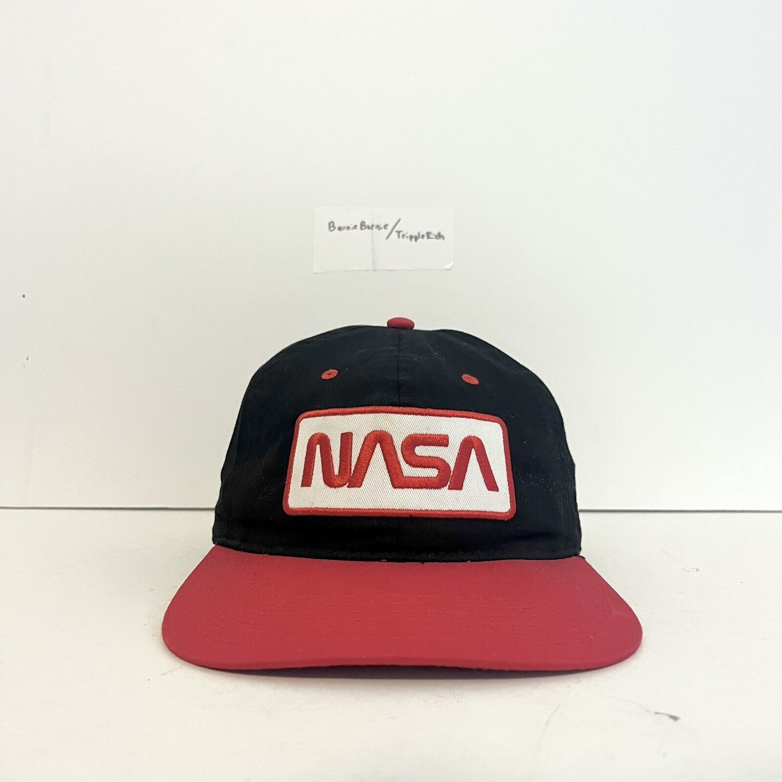 Nasa × Vintage VTG NASA Snapback Trucker Hat USA Patch Space Rare OS ...