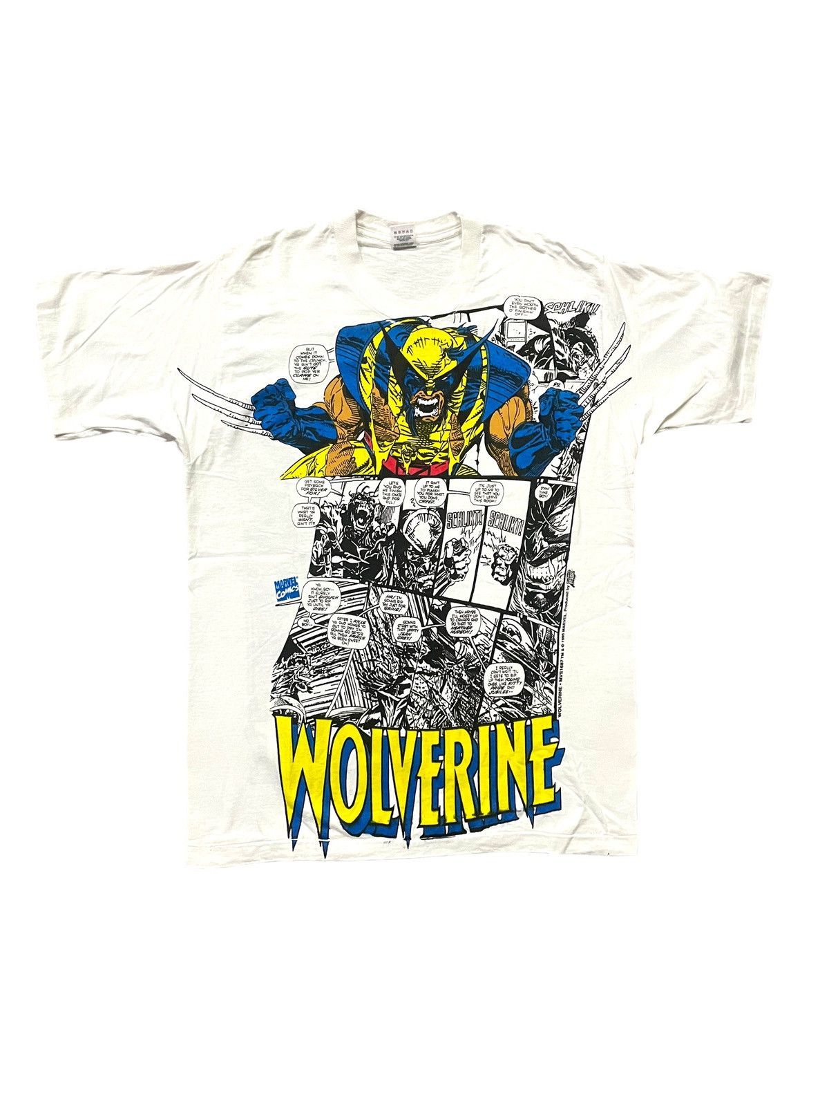 Fruit Of The Loom × Marvel Comics × Vintage 1995 Wolverine Marvel Comic ...
