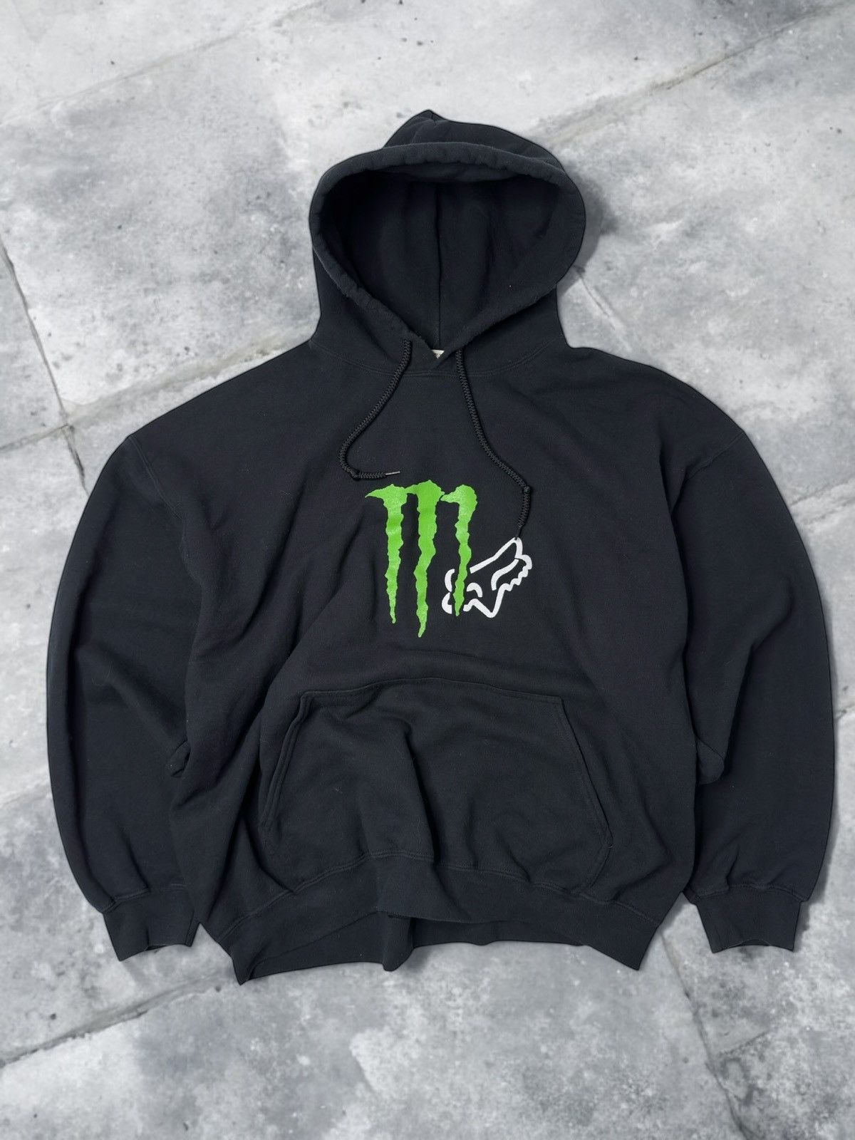 Avant Garde × Fox Racing × Vintage Vintage Fox Racing Monster hoodie ...
