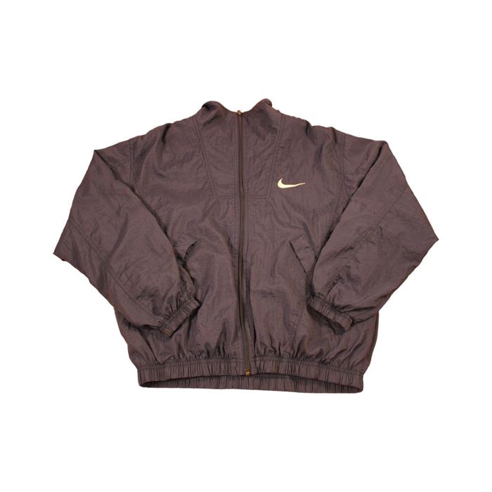 Nike Vintage Nike Full Zip Turtleneck Windbreaker Jacket Navy Blu | Grailed