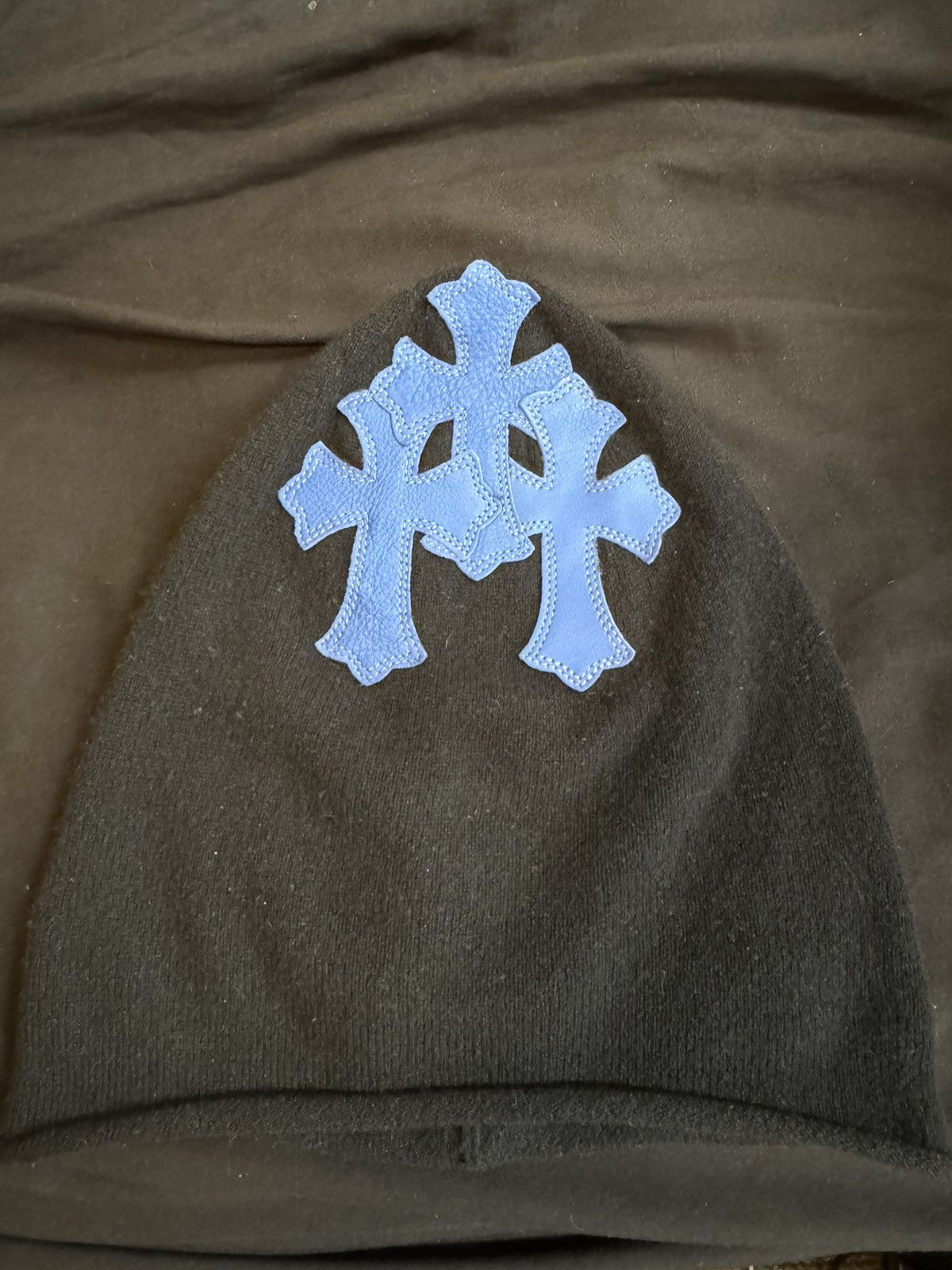 Chrome Hearts Chrome Hearts Triple Cross Cashmere Hat/Mask | Grailed