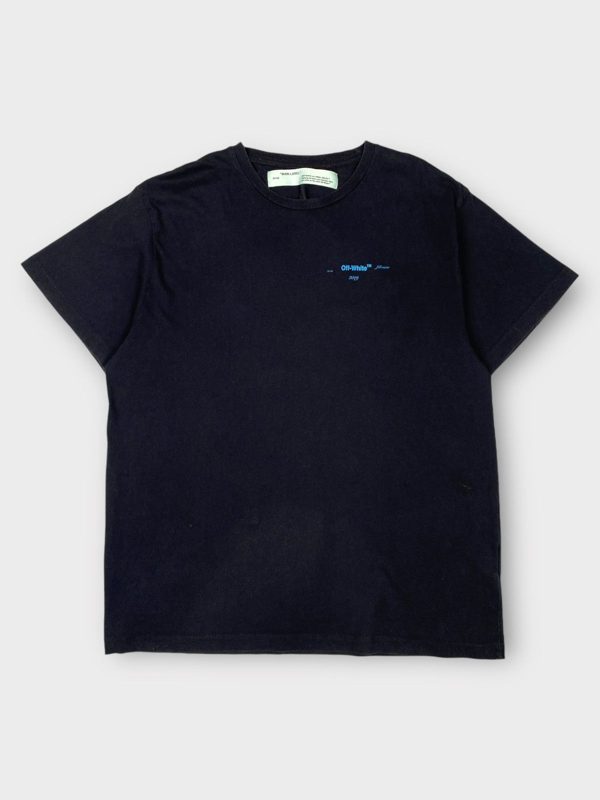 Off-White Diagonal Gradient Cross T-shirt | Grailed