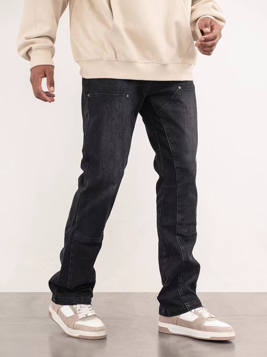 Japanese Brand × Jean × Streetwear High street retro logging design ...