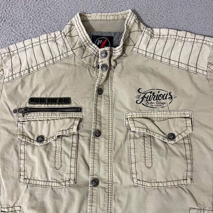 Affliction Affliction Jacket Mens Extra Large Brown Fast and Furious ...