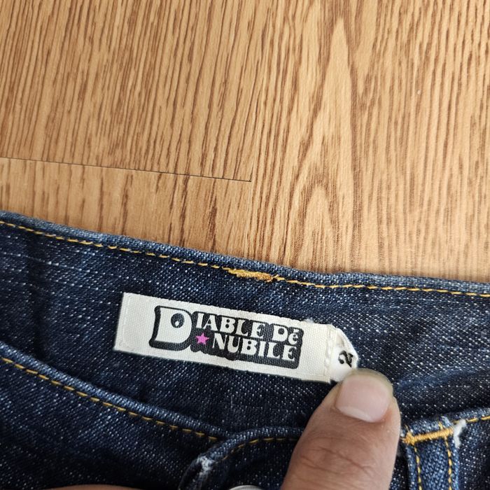 Hysteric Glamour Vintage Y2K Diable De Nubile Patchwork Flare Jeans | Grailed