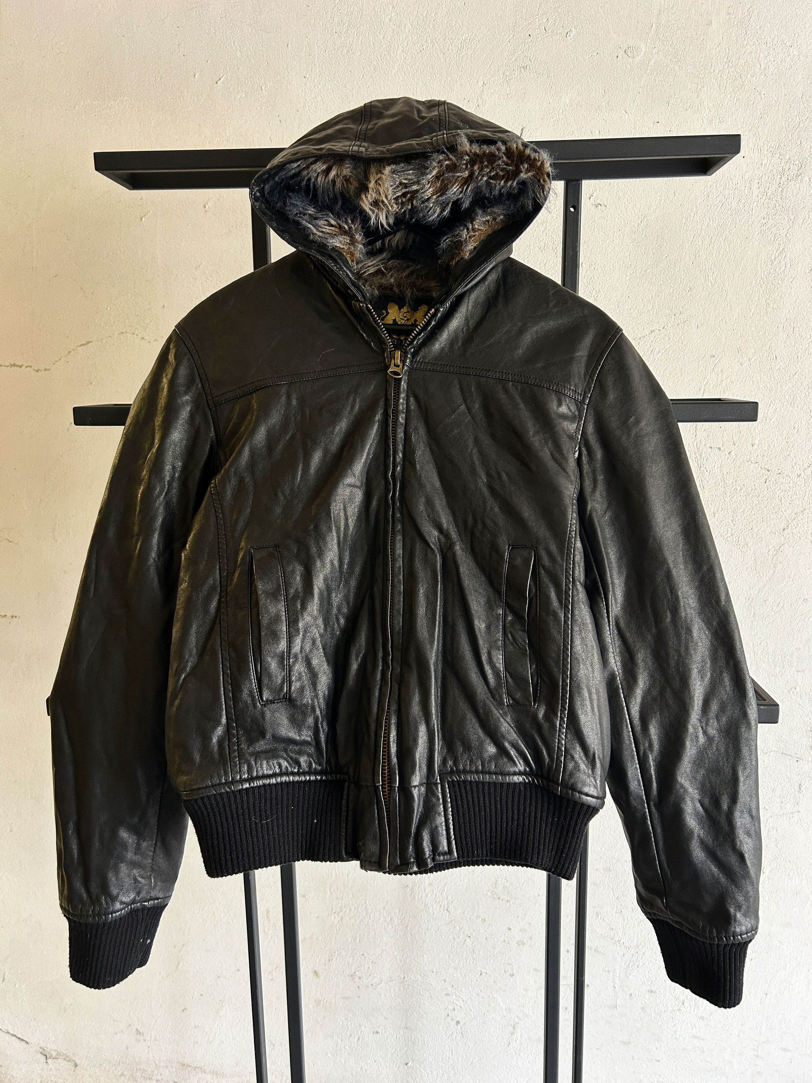 Archival Clothing Vintage Kanye West Playboi Carti Style Leather Hood ...