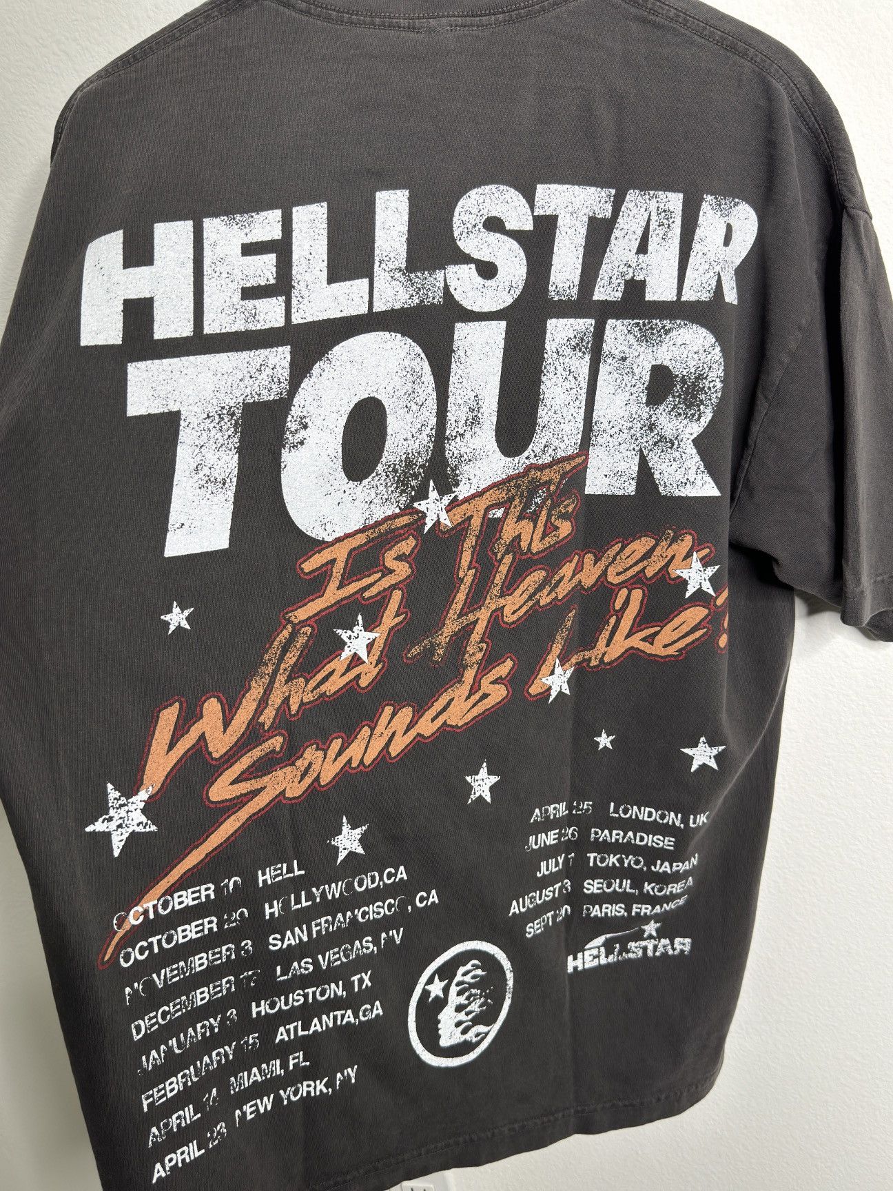 HELLSTAR Hellstar Studios Biker Tour Tee | Grailed