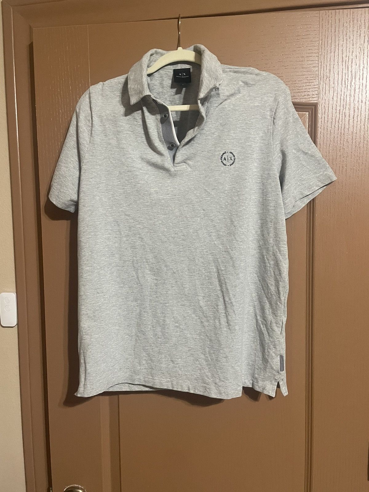 Armani Exchange Grey Armani Exchange polo | Grailed