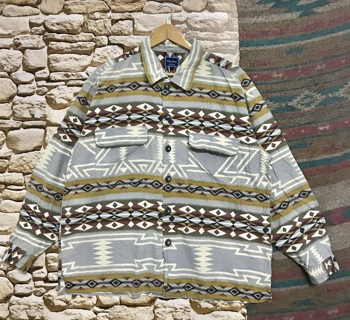 Flannel × Japanese Brand Flannel Billy Stone’s Native Navajo Design ...