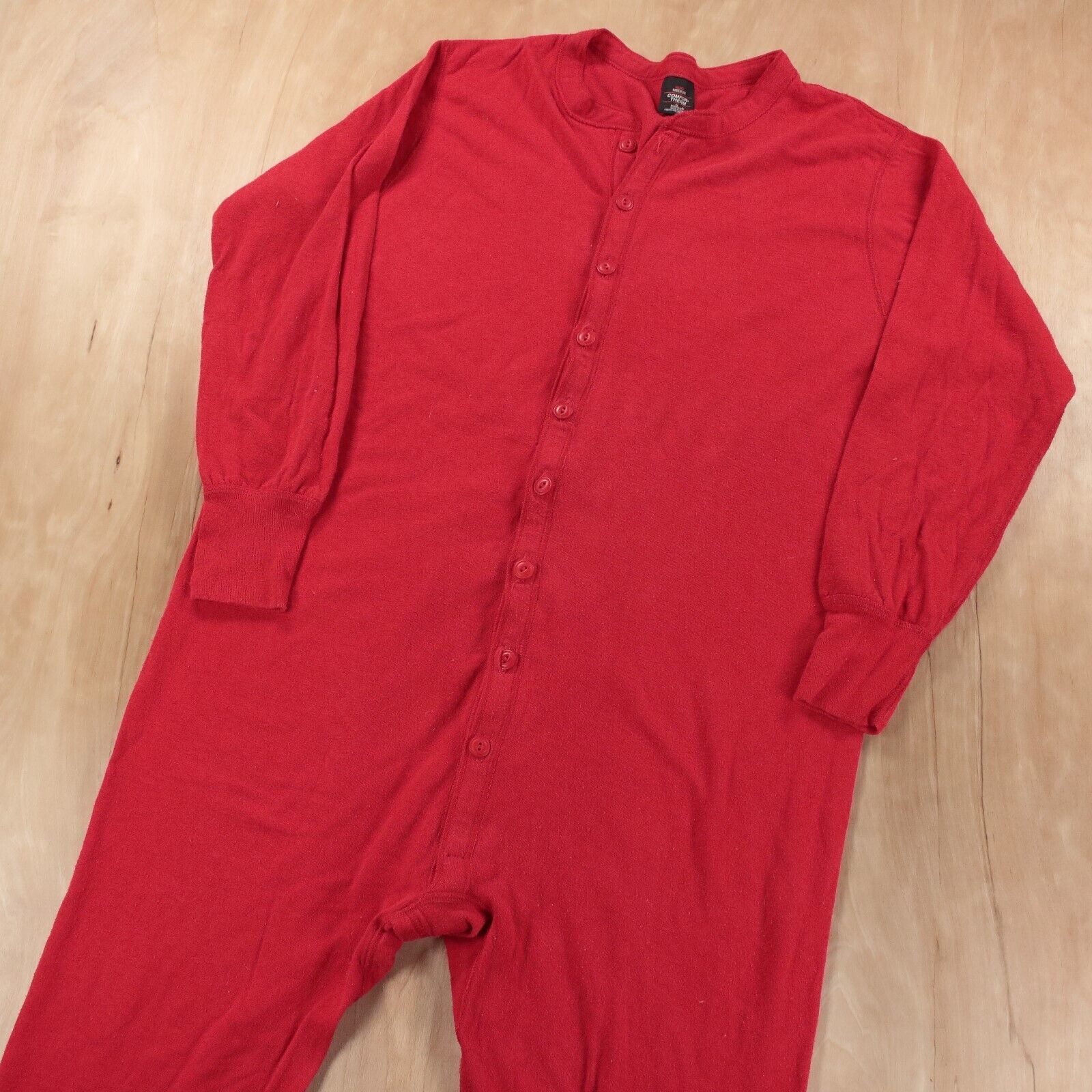 Blend Duofold Long john pajama MEDIUM red butt flap blend union suit ...