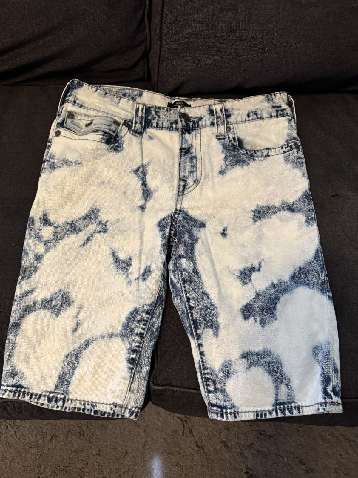 True Religion True Religion bleach jorts | Grailed