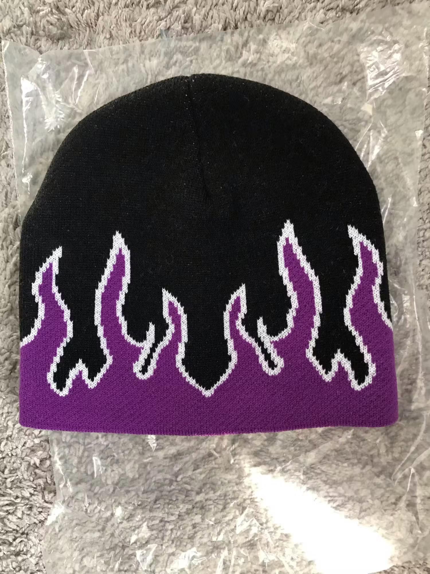 Hat × Streetwear Inferno Fire Flame Beanie | Grailed