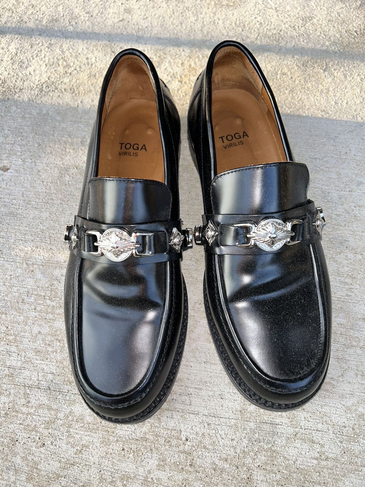 Designer × Toga Toga Virilis Silver .925 Loafers | Grailed